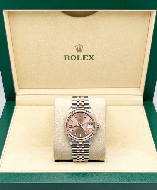Rolex 278241 Datejust Midsize 31mm Rose Color Dial 18K Rose Gold Stain